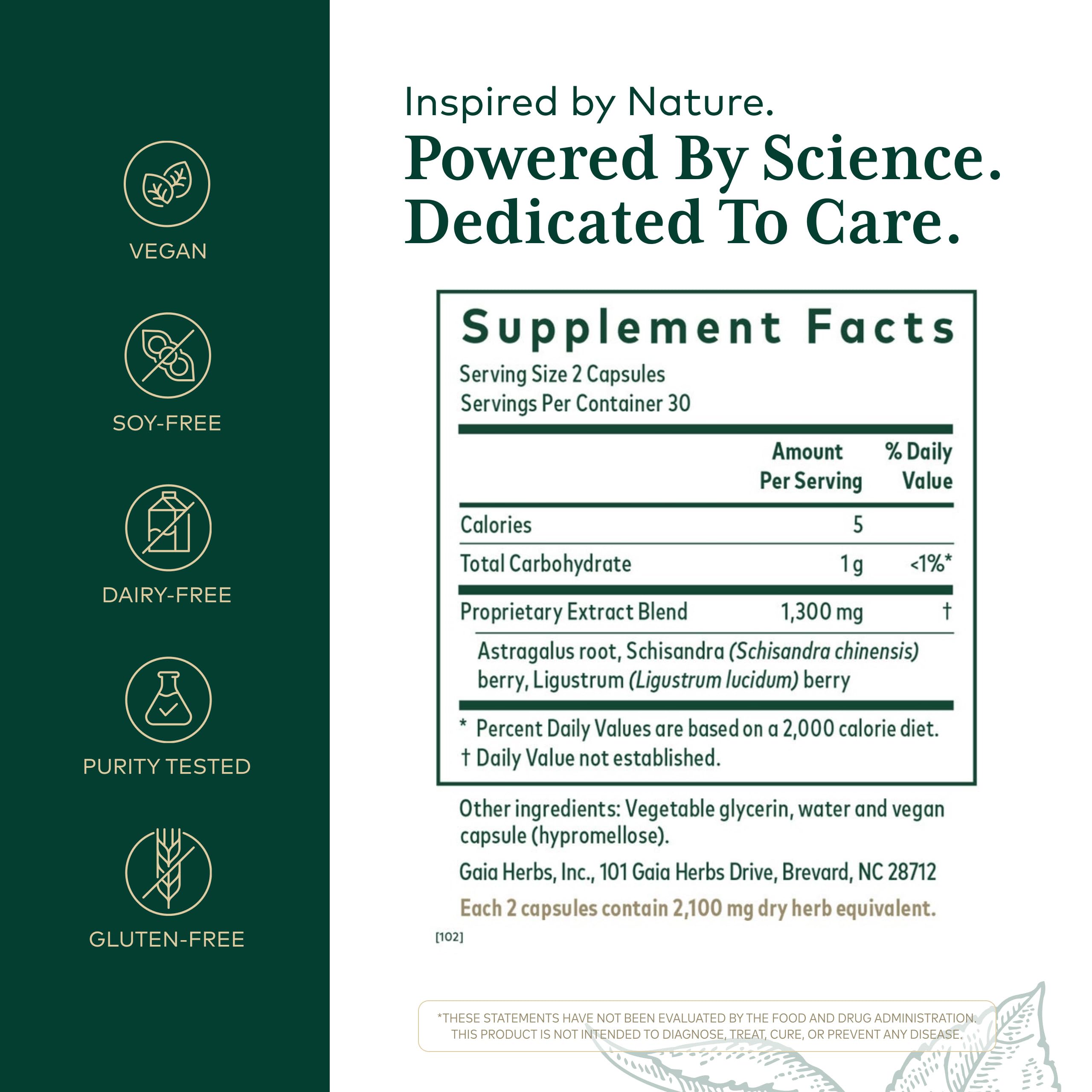 gluten-free immune formula by GAIA HERBS
