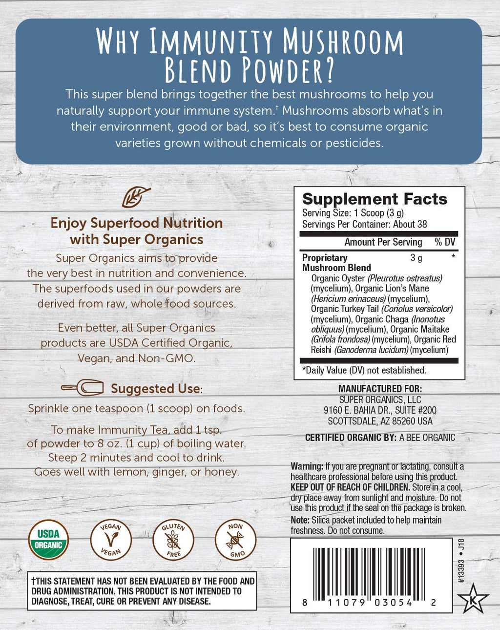 gluten-free immunity boosting mushrooms