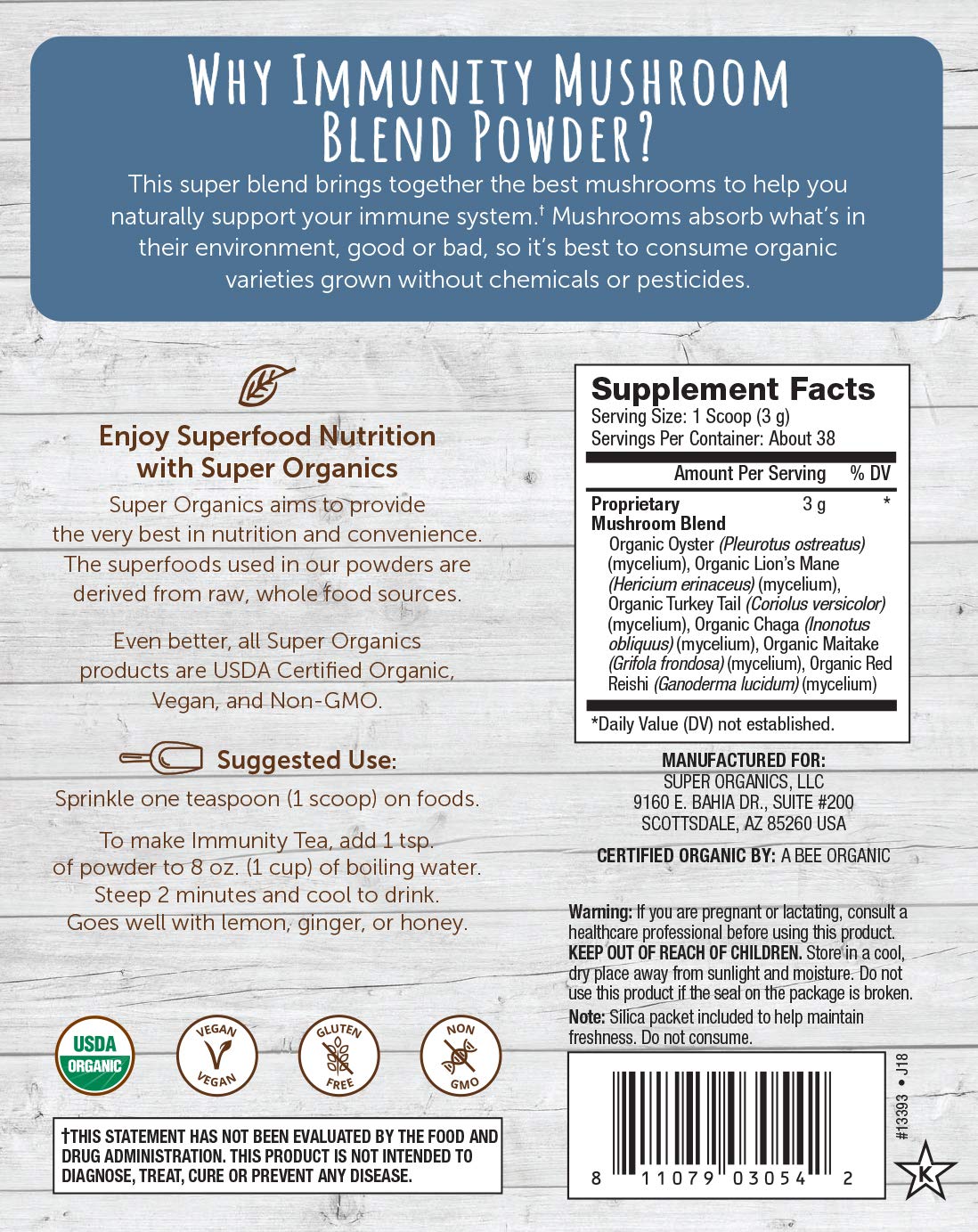 gluten-free immunity boosting mushrooms