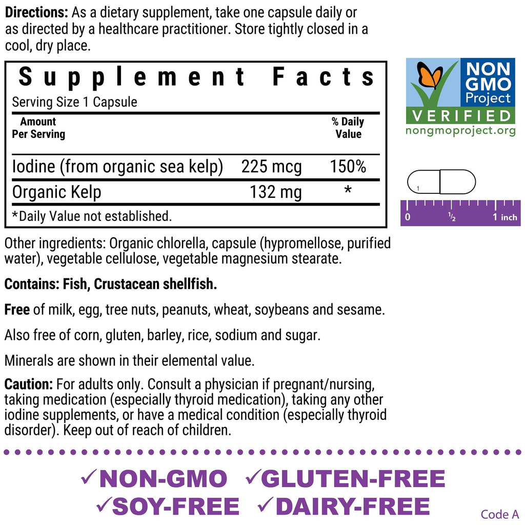 gluten-free iodine capsules for health