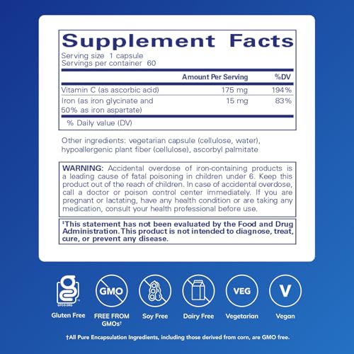 gluten free iron capsules