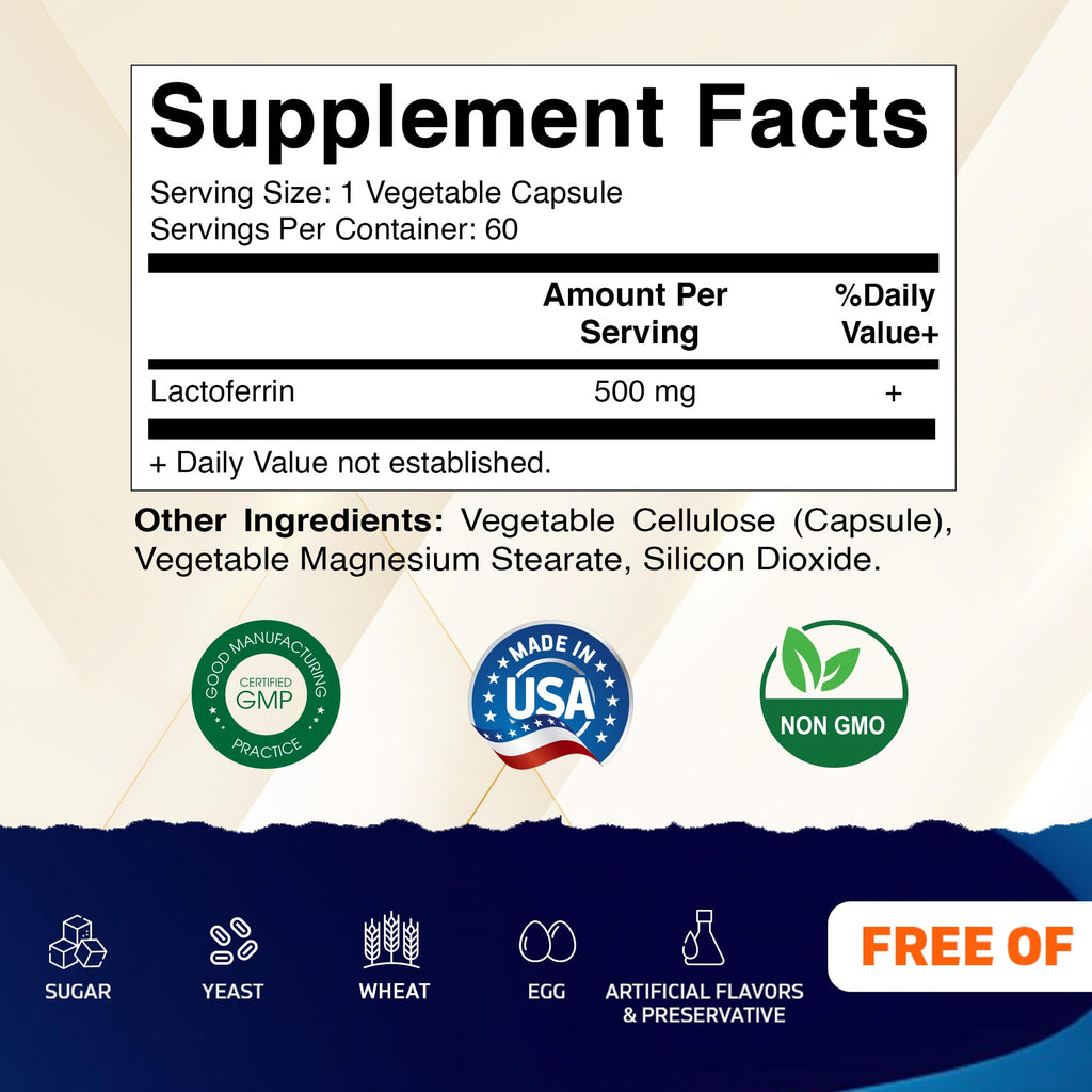 Gluten free iron metabolism supplements
