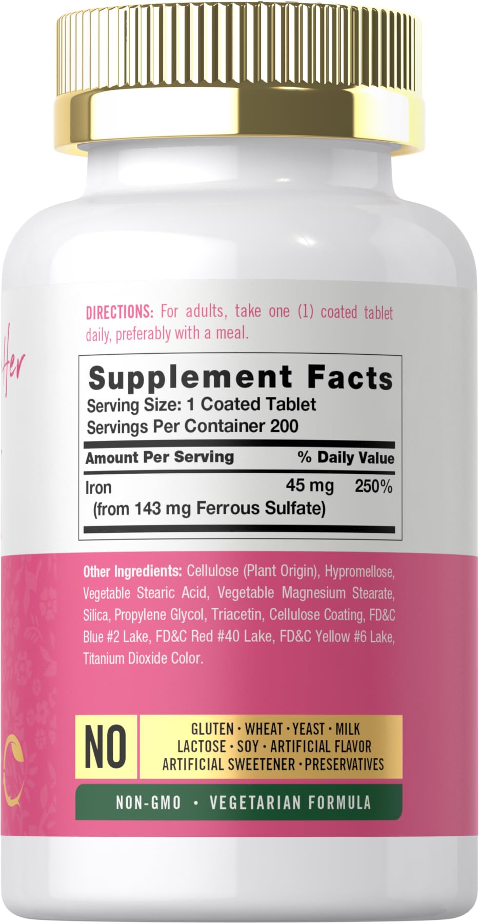 gluten-free iron supplement benefits