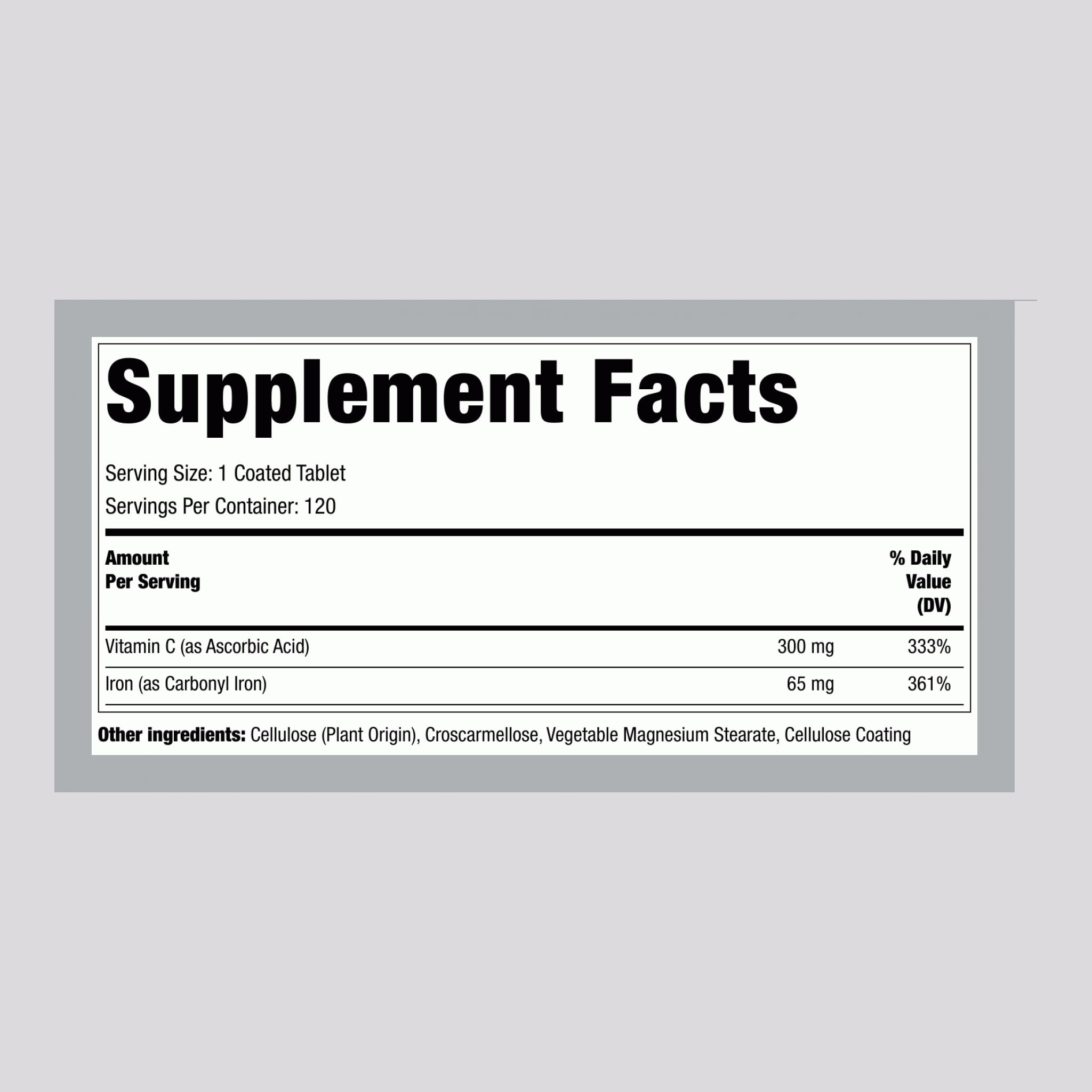 gluten-free iron with vitamin C