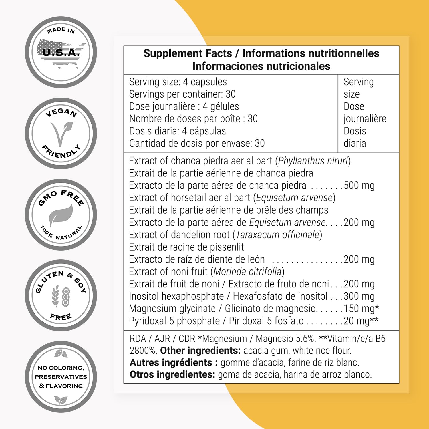 gluten-free kidney health supplement