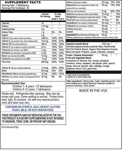 Gluten free kids mineral supplements
