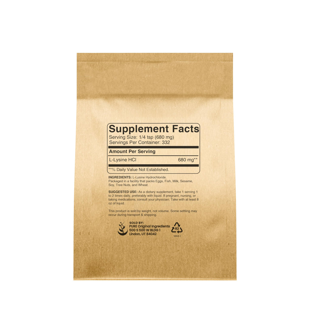 gluten-free l-lysine for daily wellness
