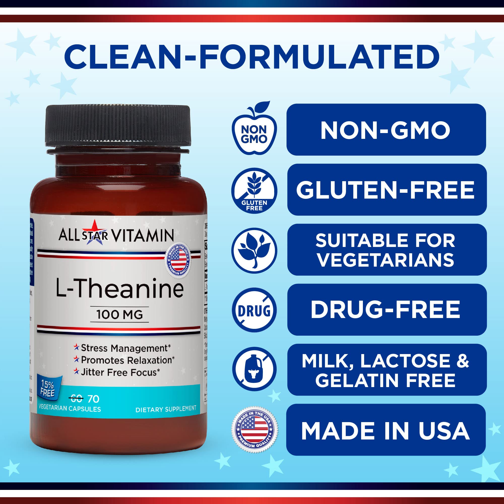 gluten-free L-Theanine for mental clarity