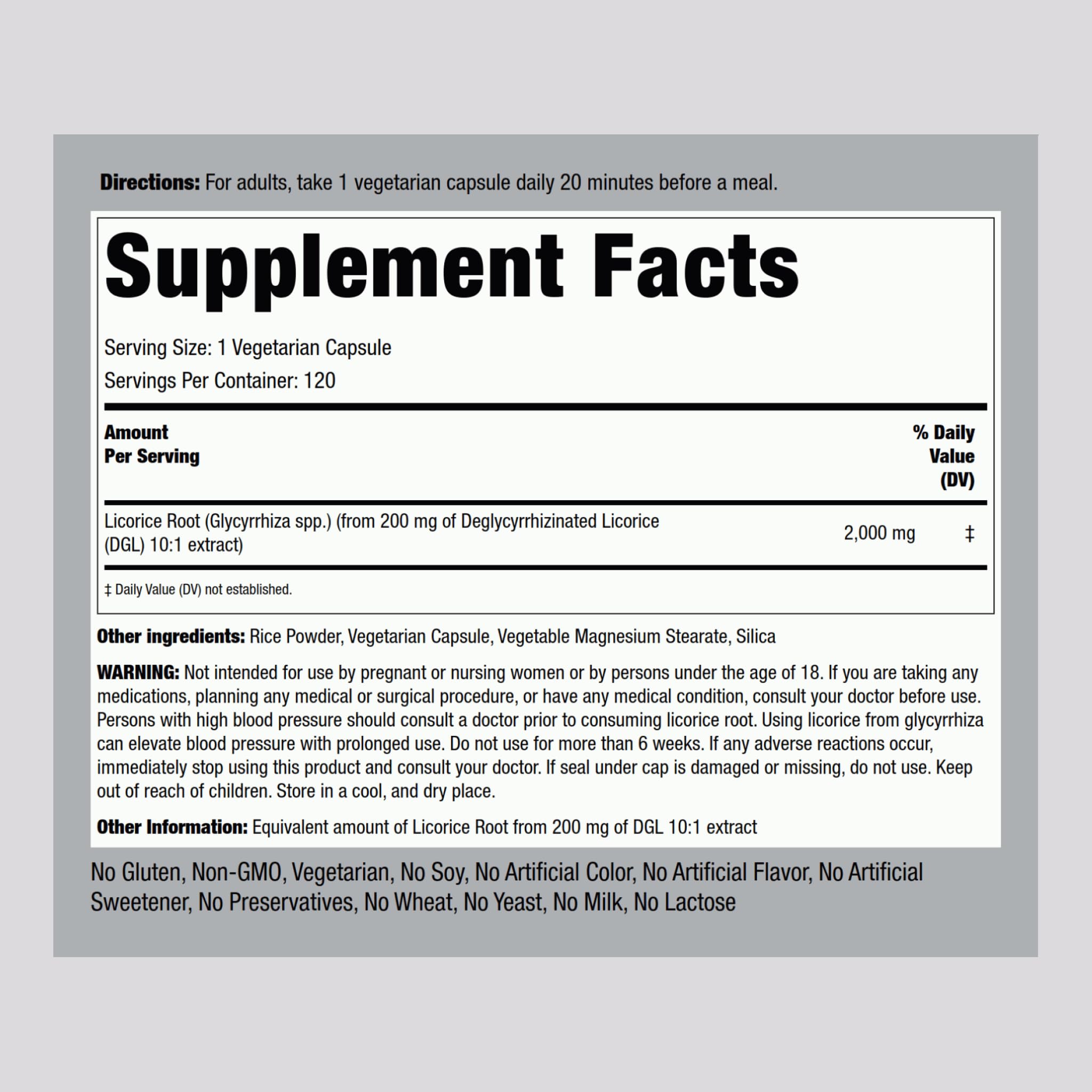 gluten-free licorice root benefits