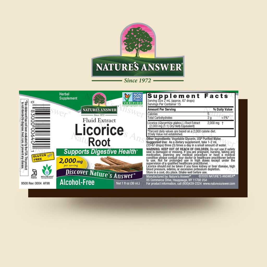 gluten-free licorice root extract