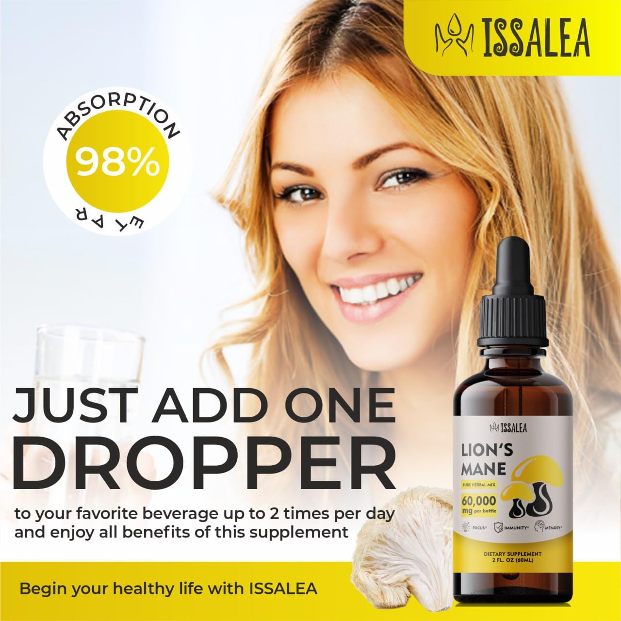 gluten-free Lion's Mane liquid