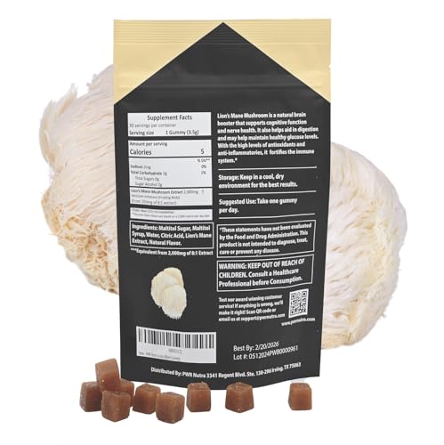 Gluten-free Lion's Mane supplements for inflammation relief