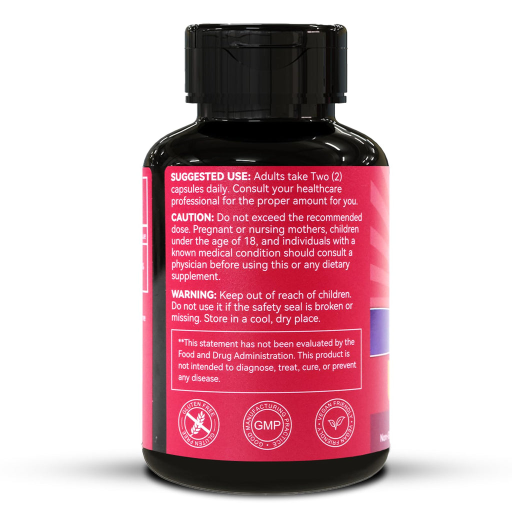 Gluten-free magnesium capsules for digestion