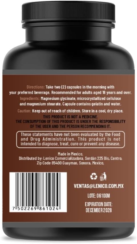 Gluten-free magnesium capsules for sensitive stomachs