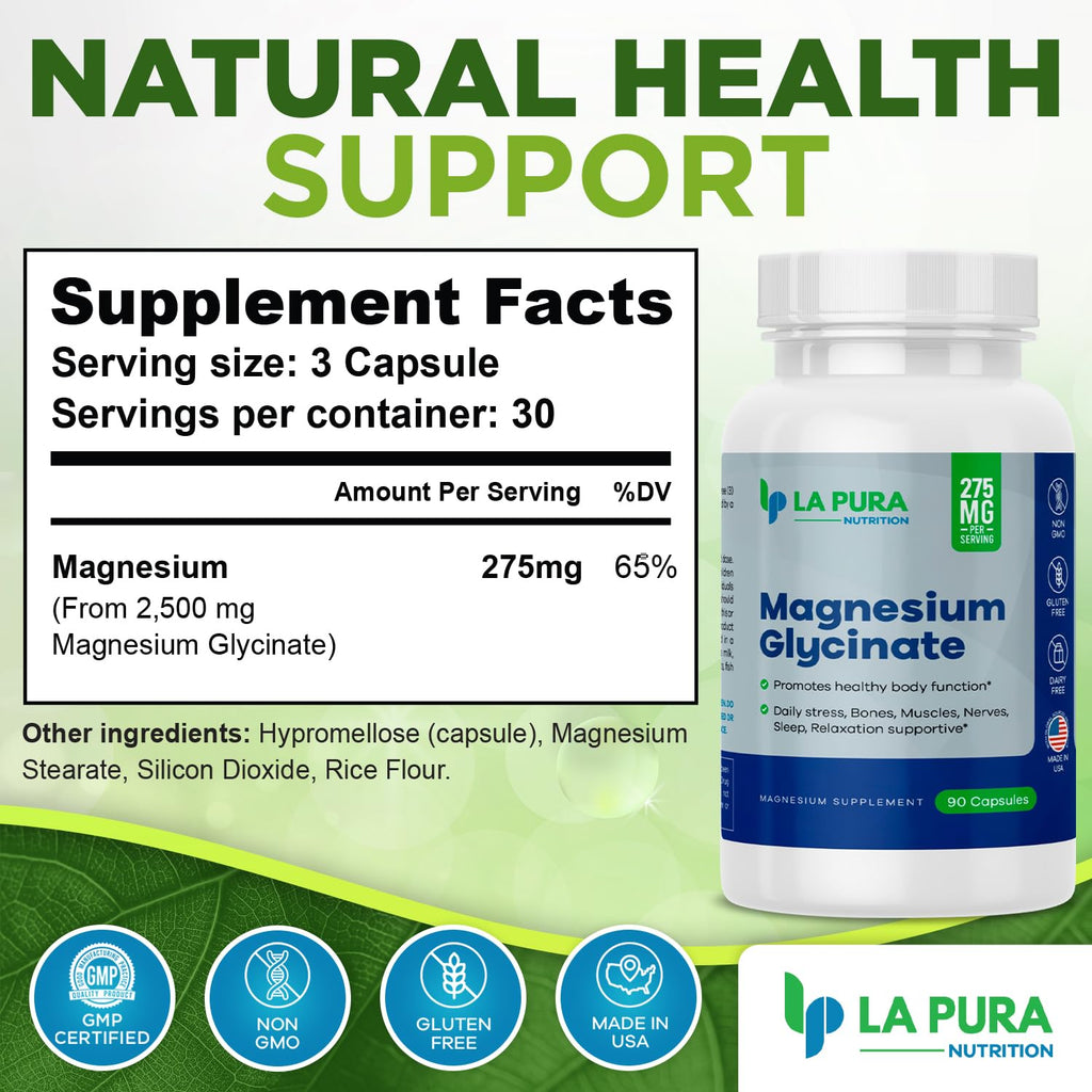 gluten-free magnesium capsules made in Canada