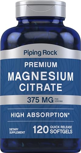 gluten-free magnesium citrate softgels