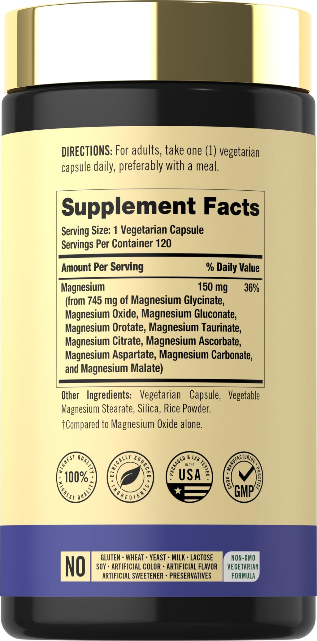 gluten-free magnesium complex blend