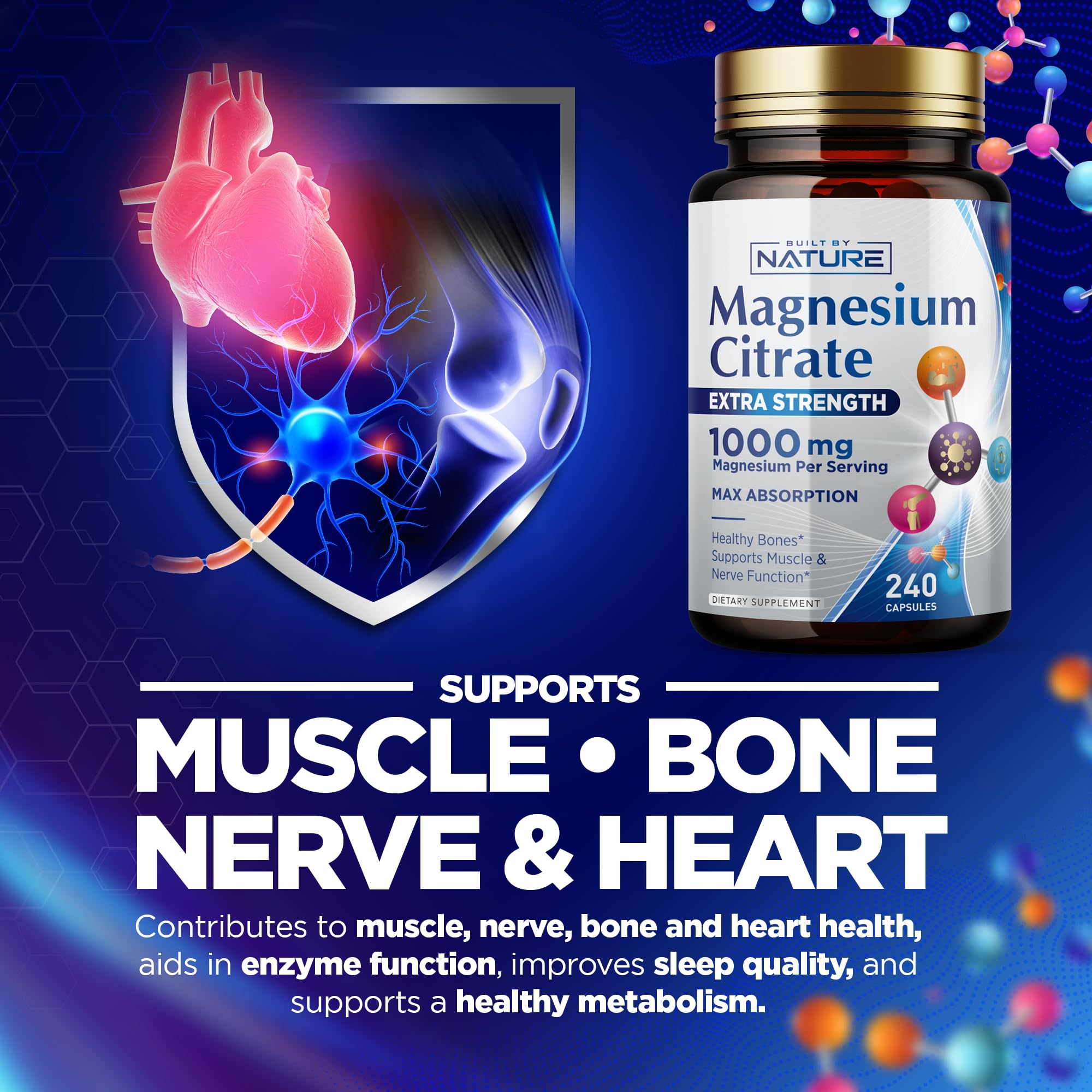 Gluten-free magnesium for daily wellness