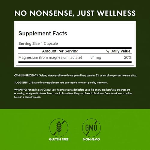 gluten-free magnesium for dietary needs
