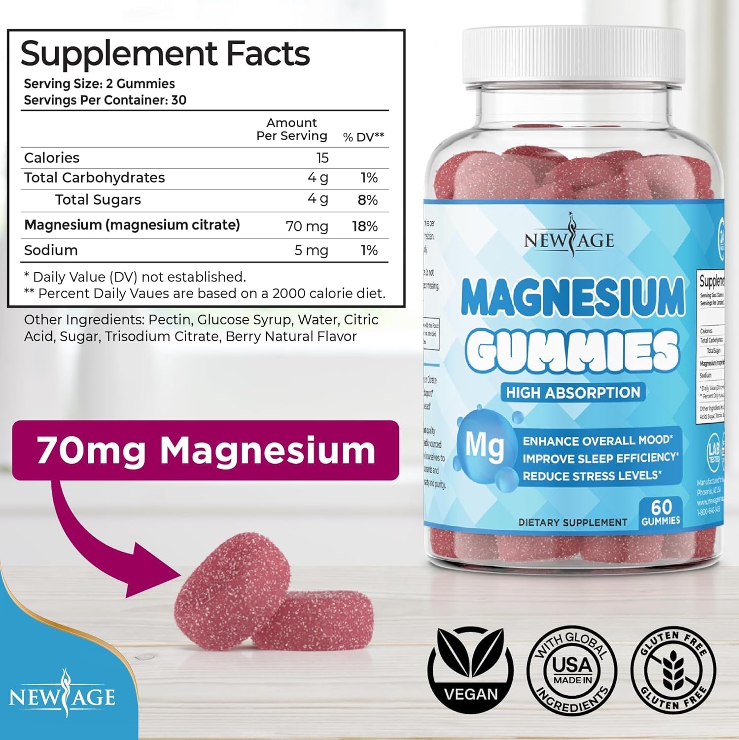 gluten-free magnesium for stress relief