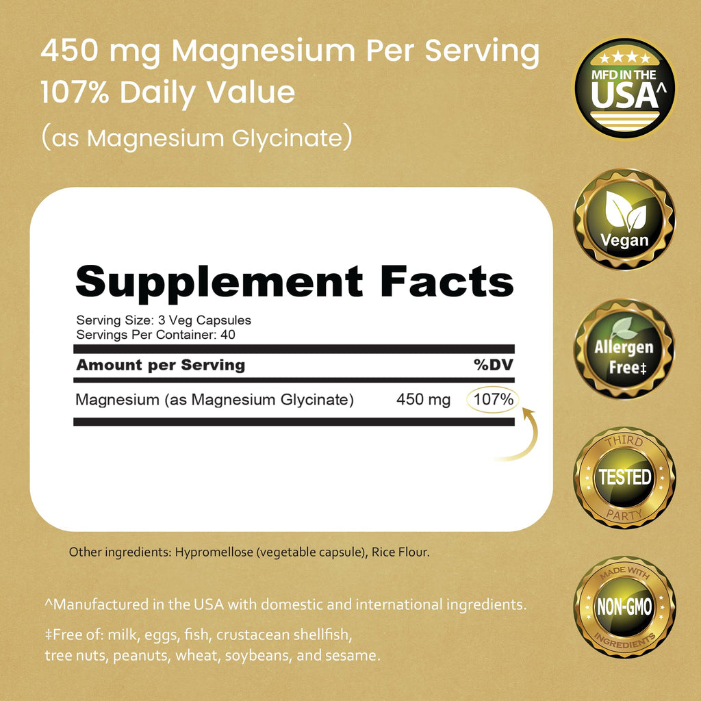 gluten-free magnesium glycinate benefits
