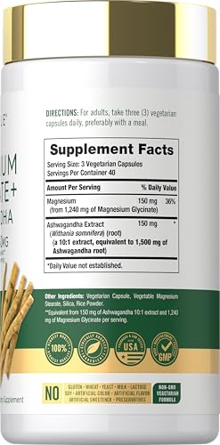 gluten-free magnesium glycinate benefits