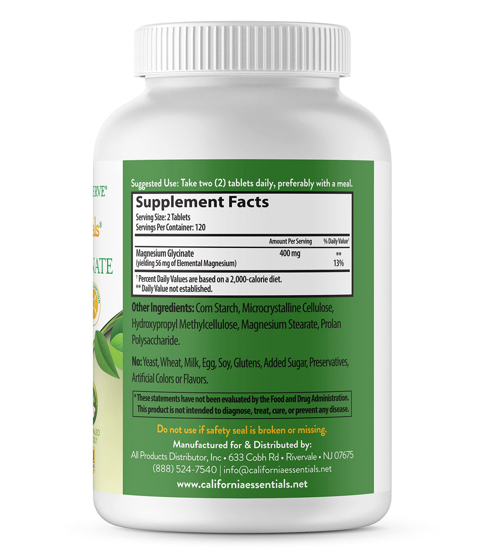 gluten-free magnesium glycinate capsules
