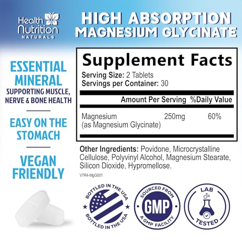 gluten-free magnesium glycinate for bone strength