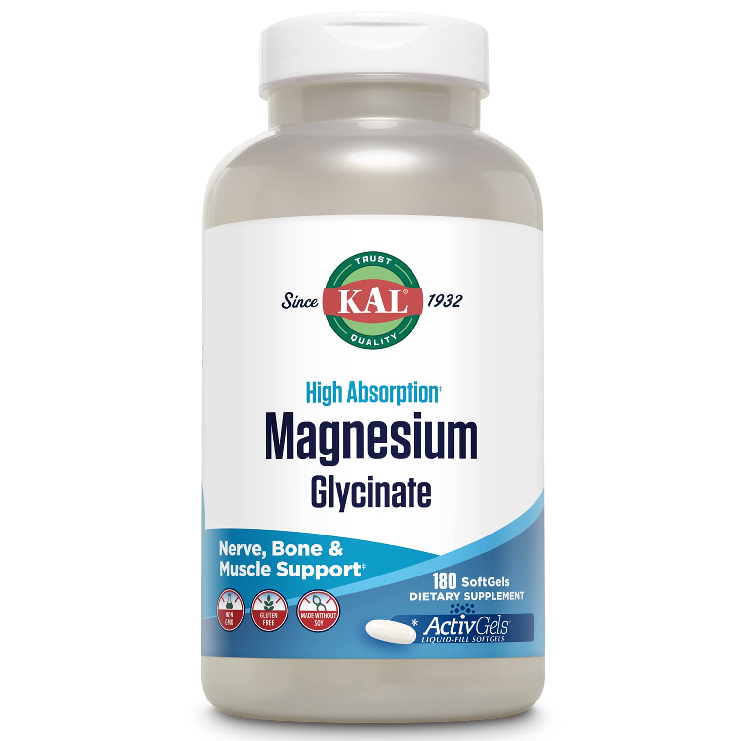 gluten free magnesium glycinate softgels