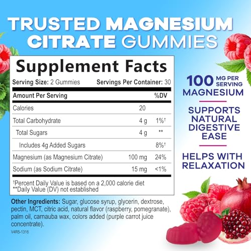 gluten free magnesium gummies for bones