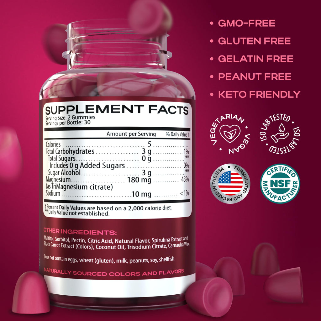 gluten-free magnesium gummies for health