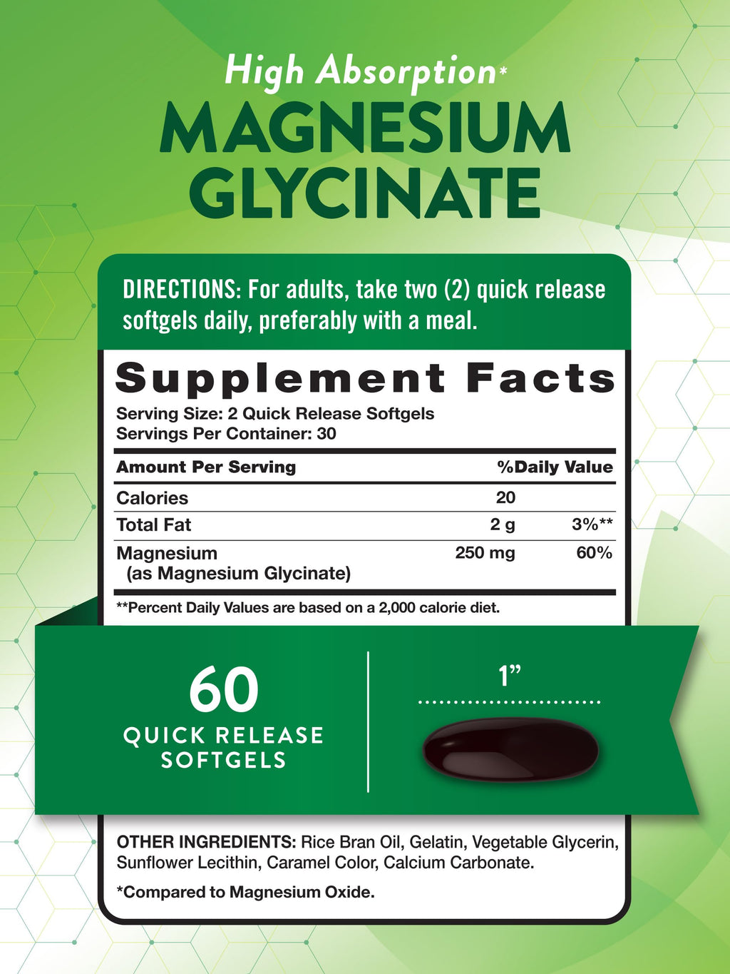 gluten-free magnesium softgels for wellness