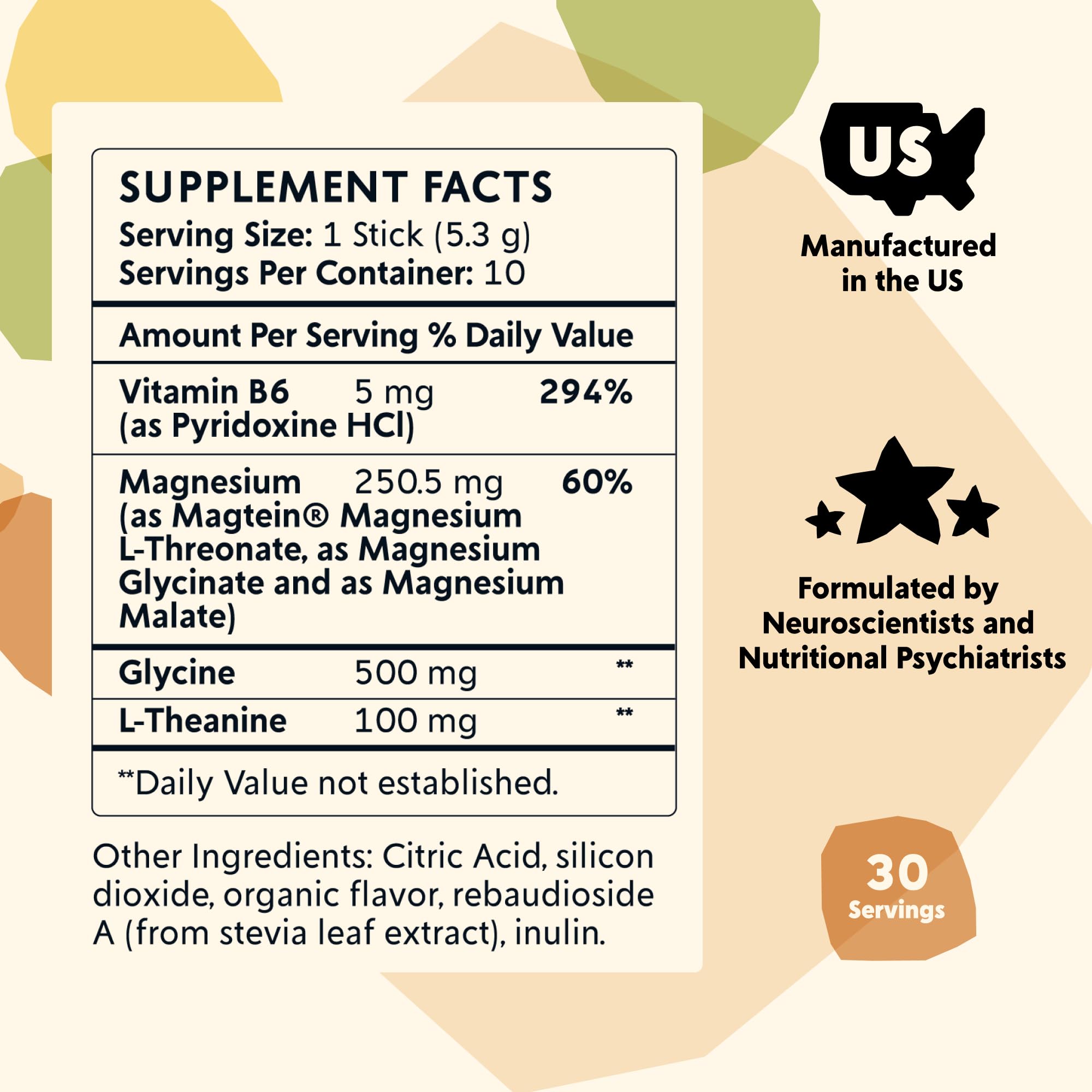 gluten-free magnesium sticks for sleep