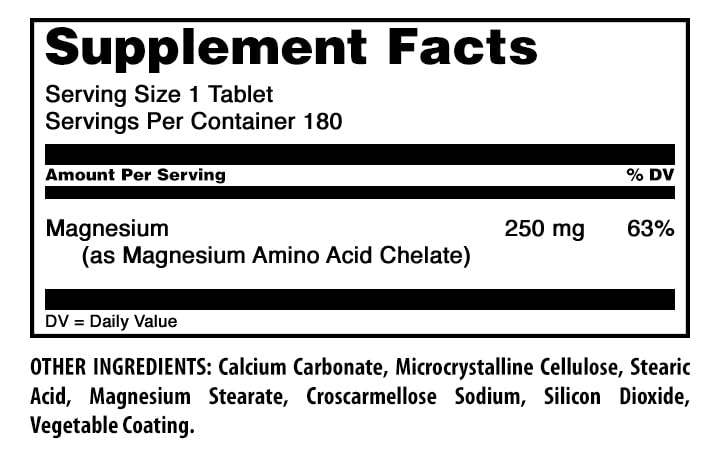 Gluten-free magnesium supplement for wellness