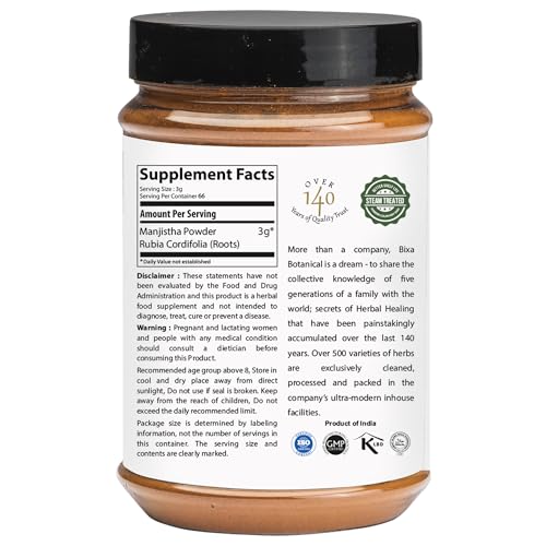 gluten-free manjishtha powder benefits