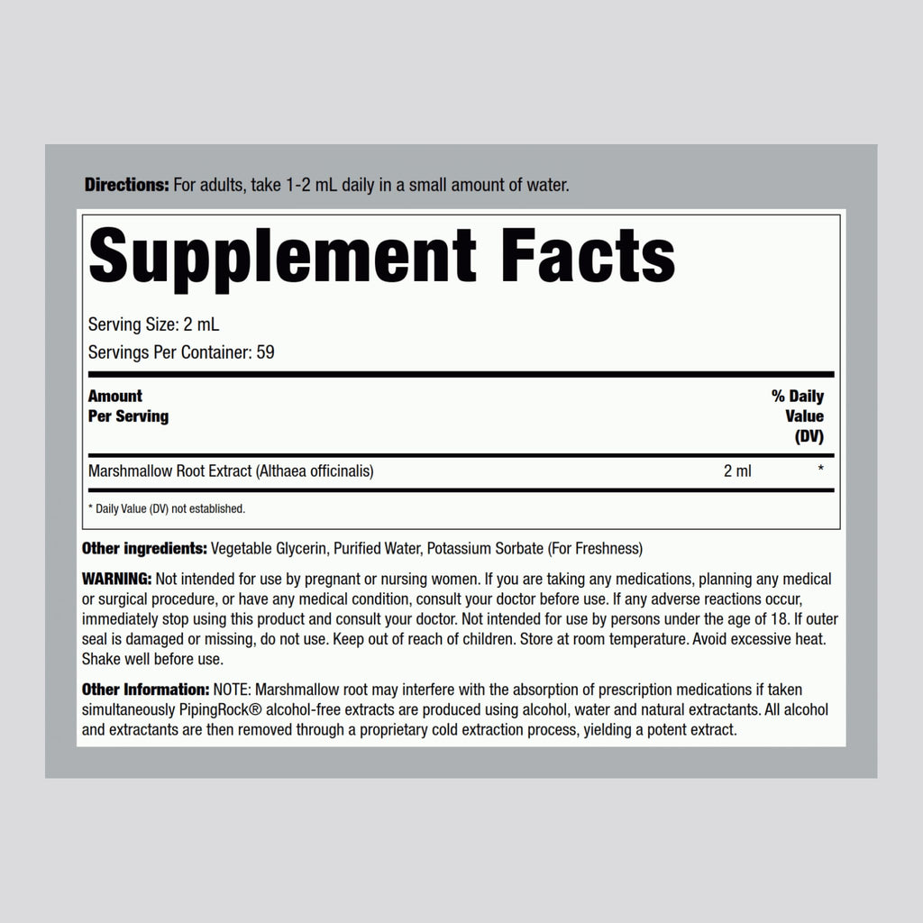 gluten-free marshmallow root extract