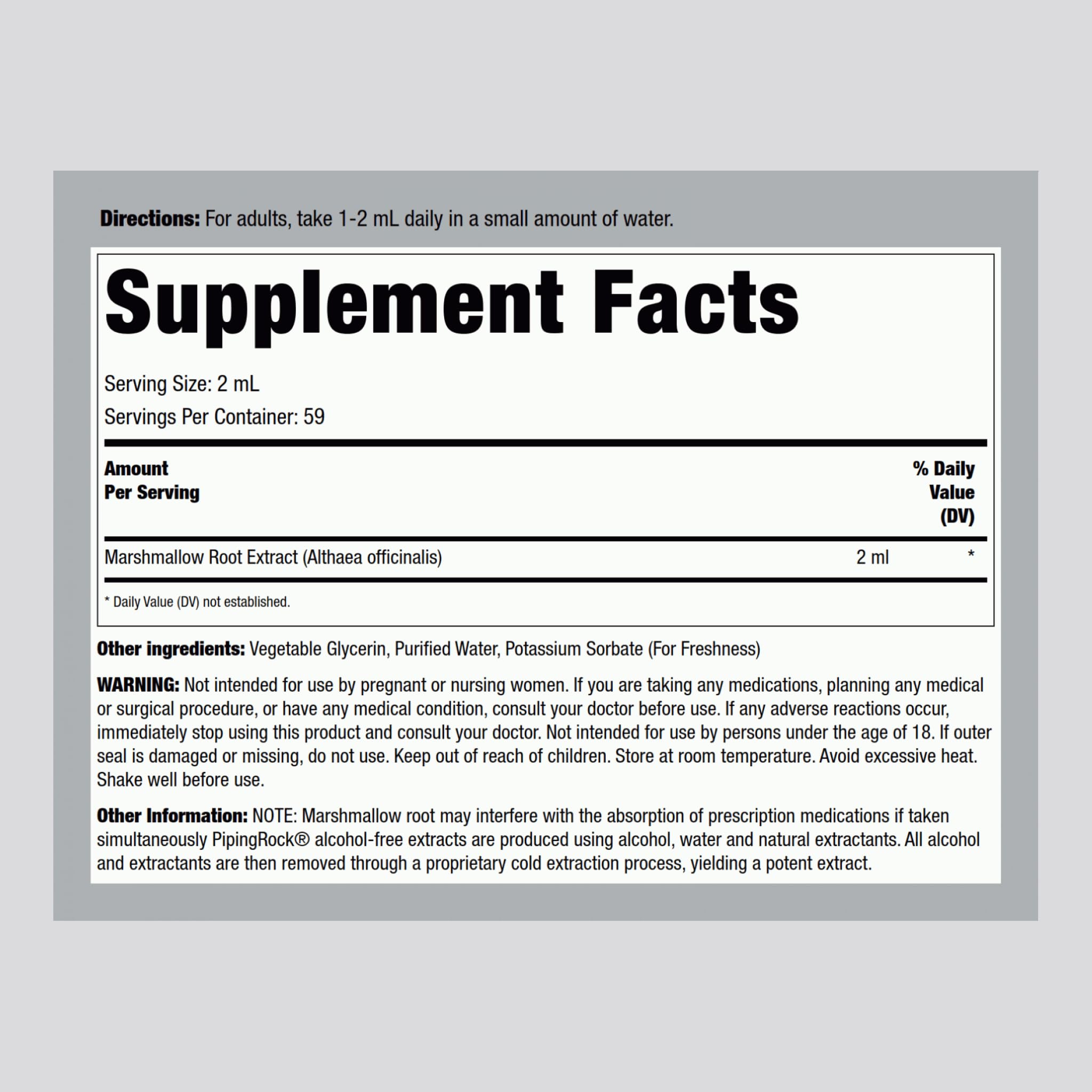 gluten-free marshmallow root extract