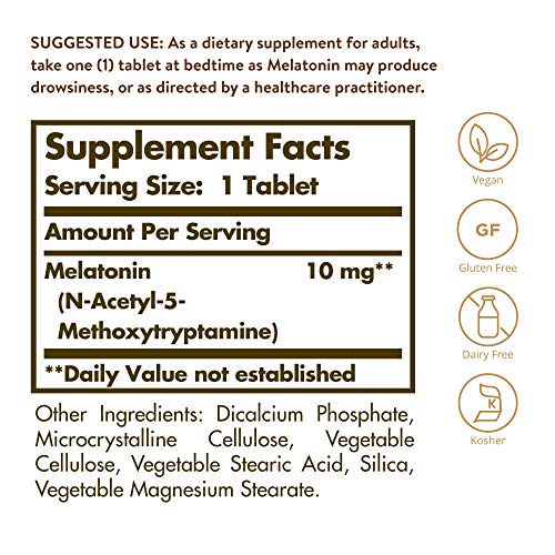Gluten free melatonin for better sleep