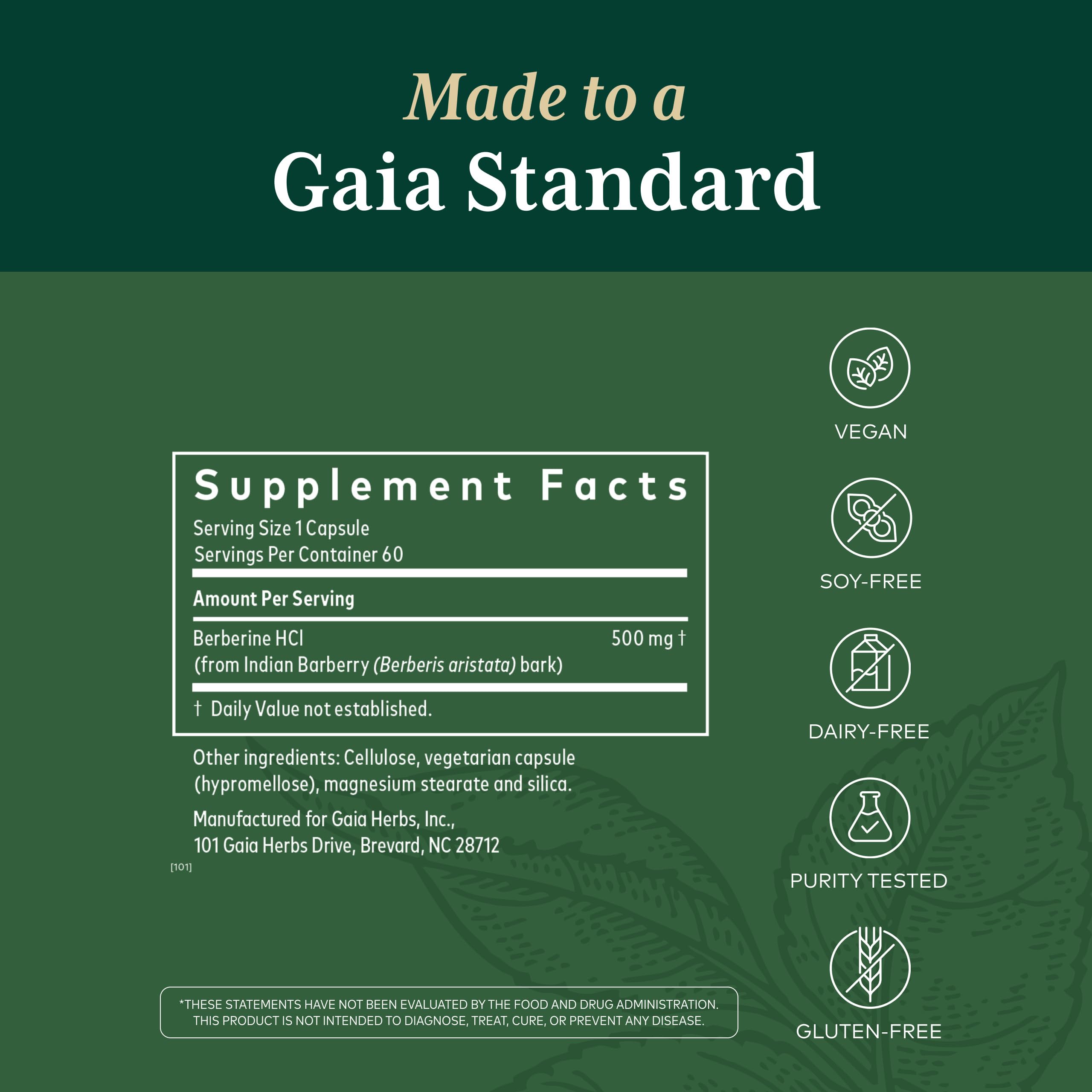 Gluten-free metabolic support supplement