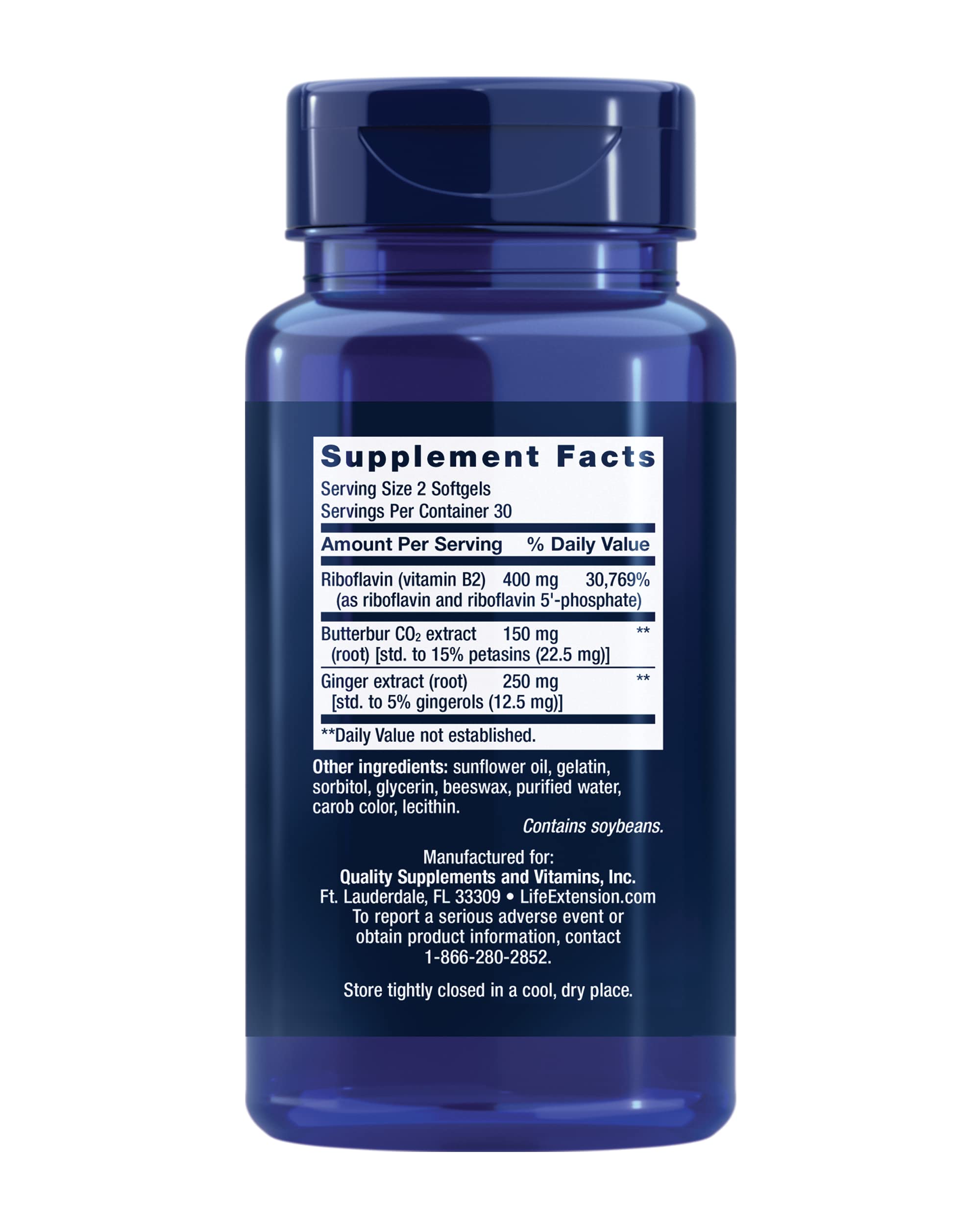 gluten-free migraine support softgels