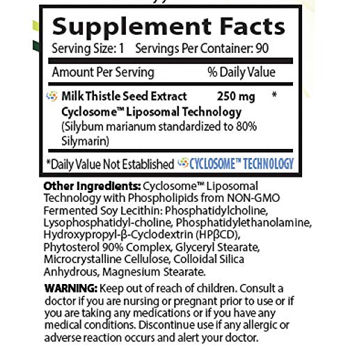 gluten free milk thistle capsules