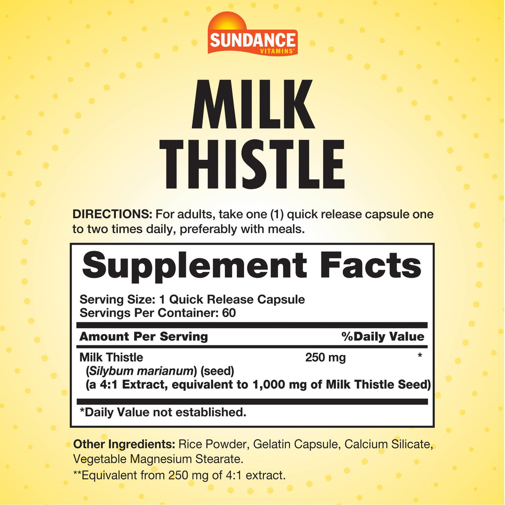 gluten free milk thistle for detox