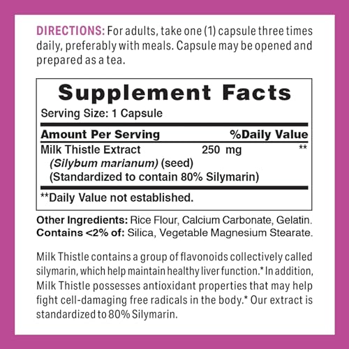 gluten free milk thistle for wellness