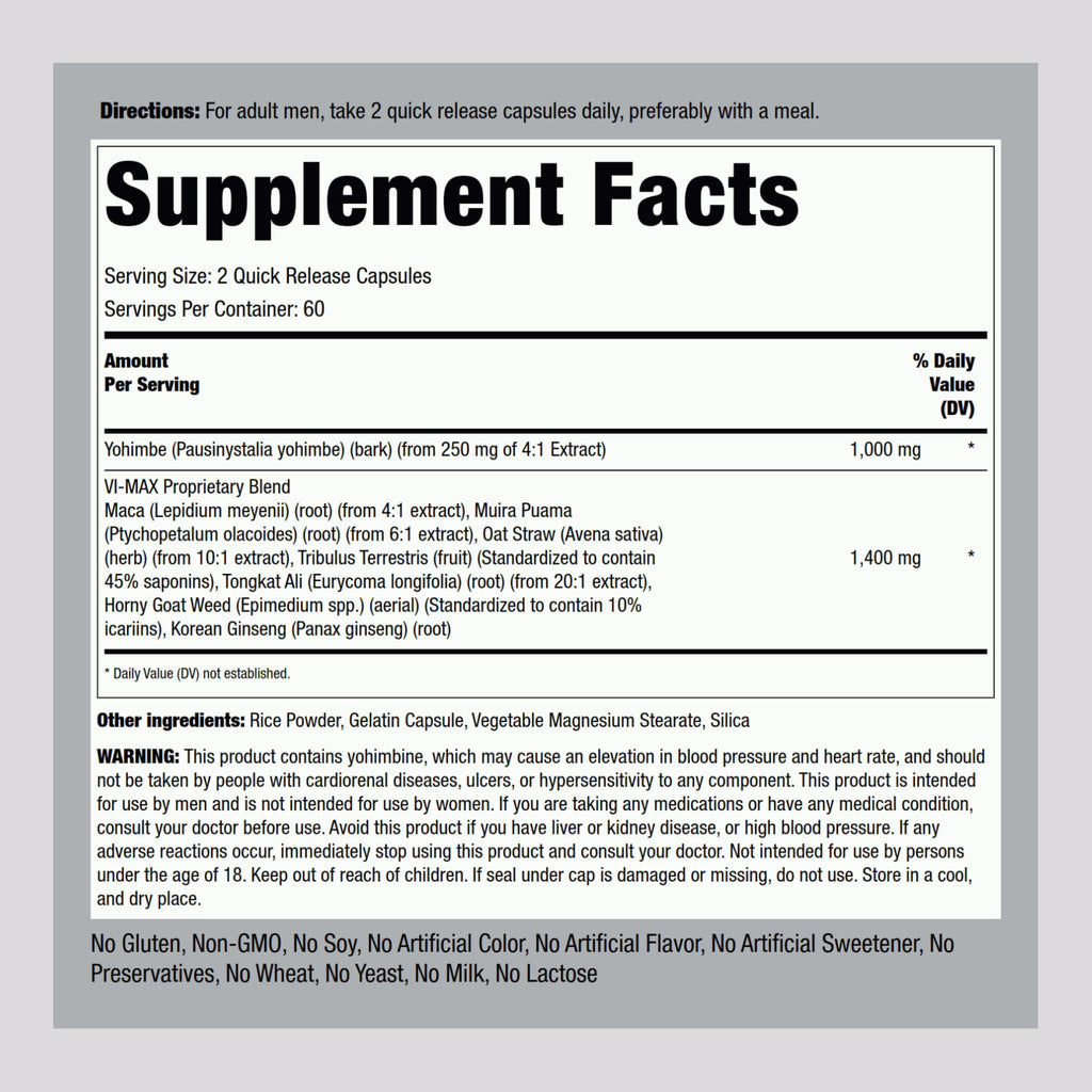 gluten-free mineral capsules for men