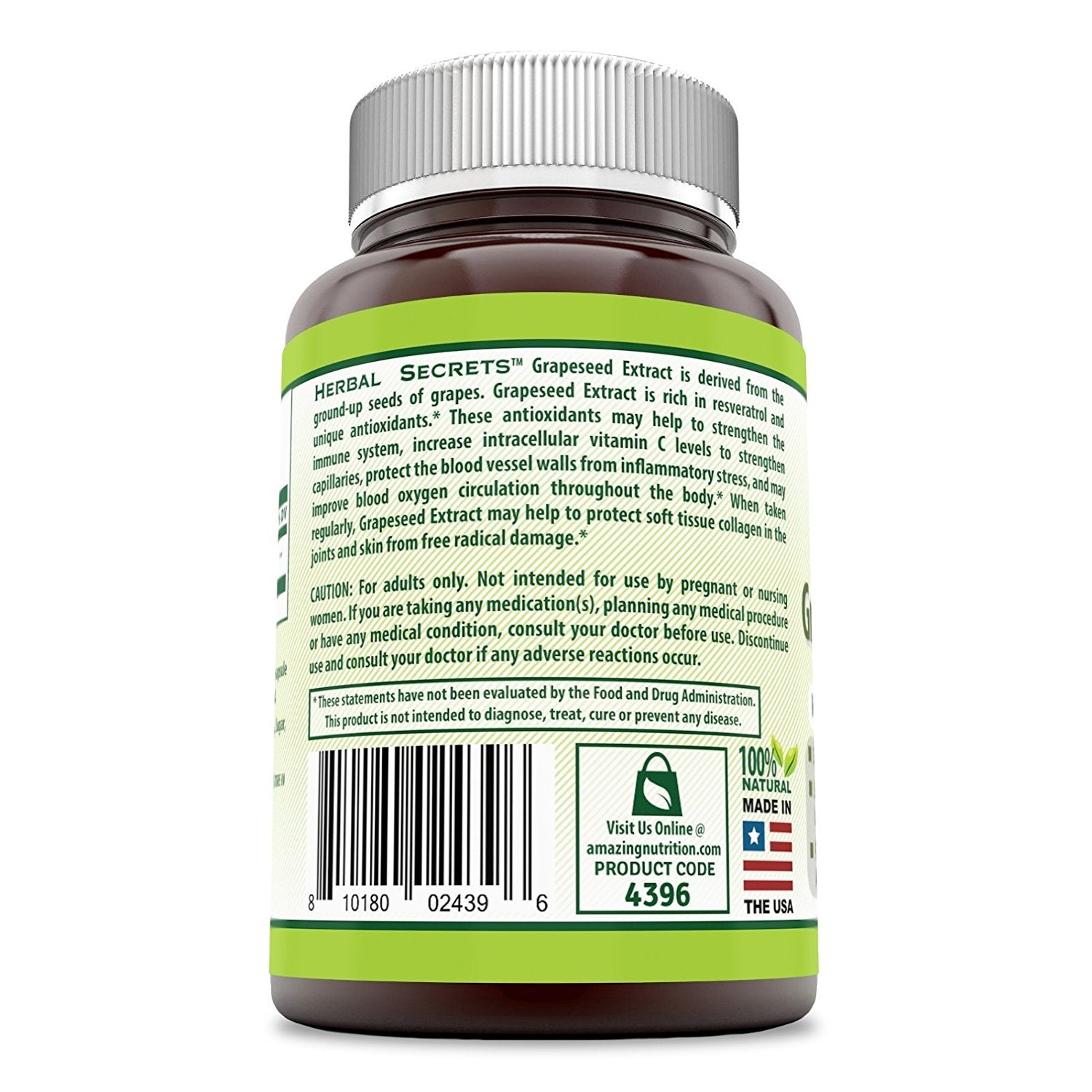 Gluten free mineral capsules pack
