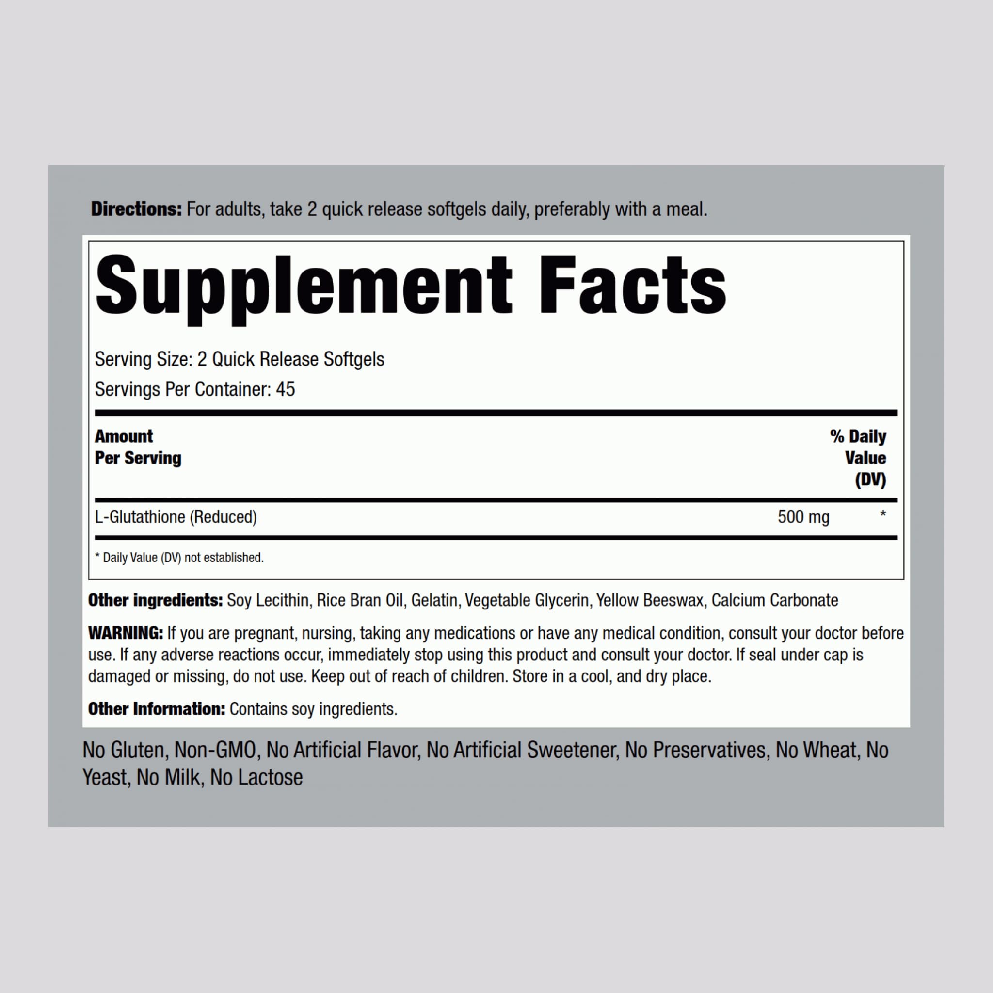 Gluten free mineral softgels