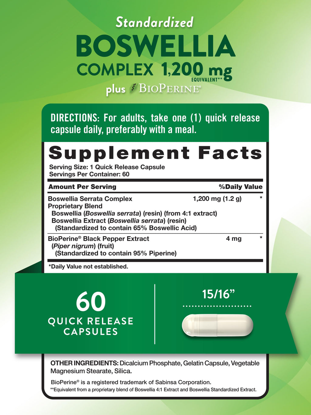Gluten free mineral supplement capsules