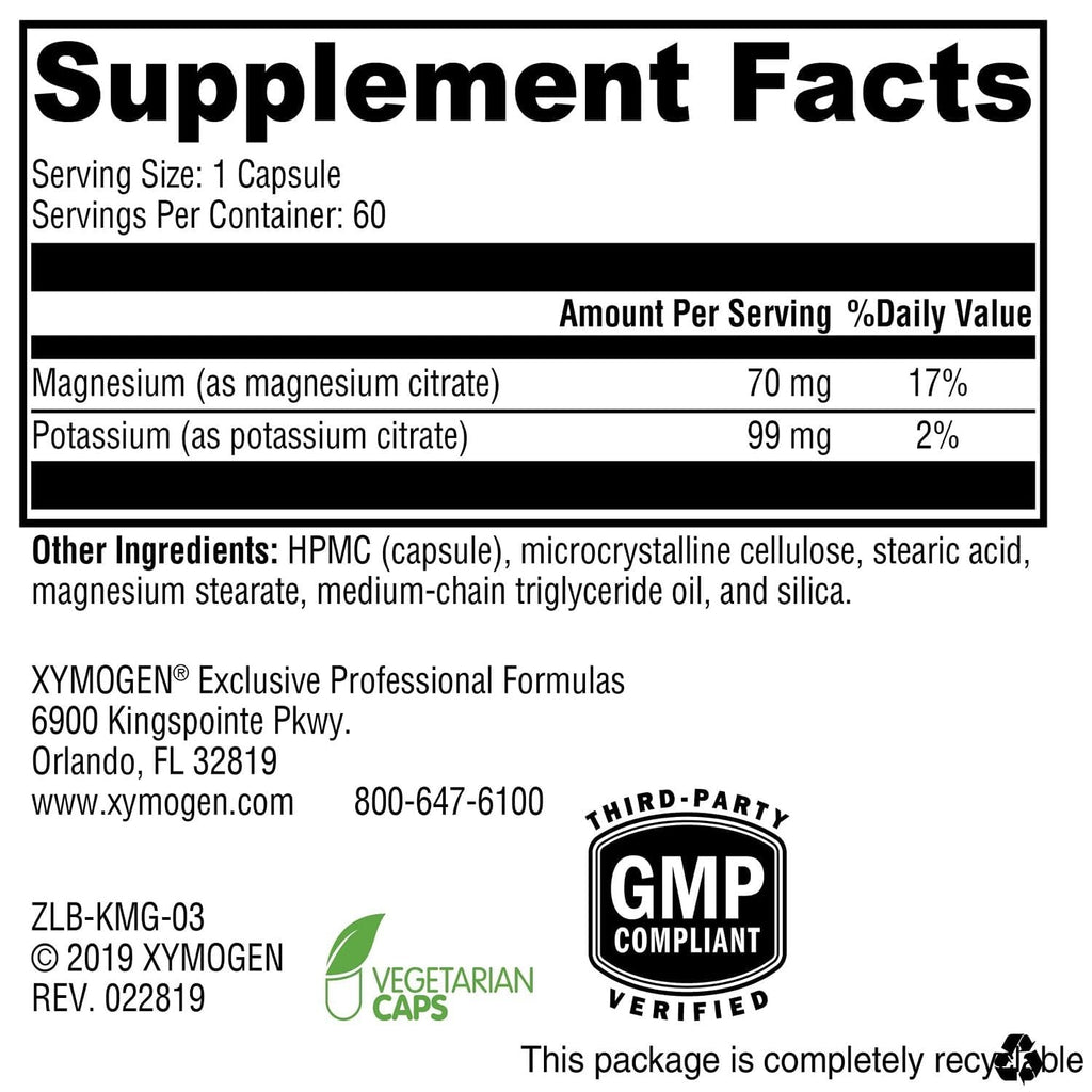 Gluten-free mineral supplement capsules
