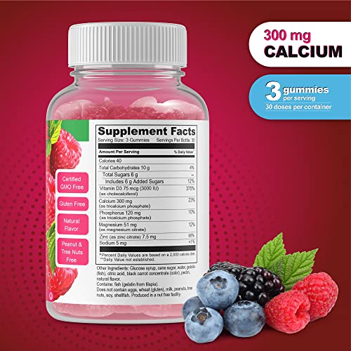 gluten-free mineral supplement gummies