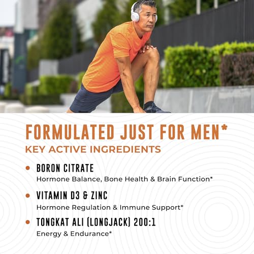Gluten-free mineral supplements for men